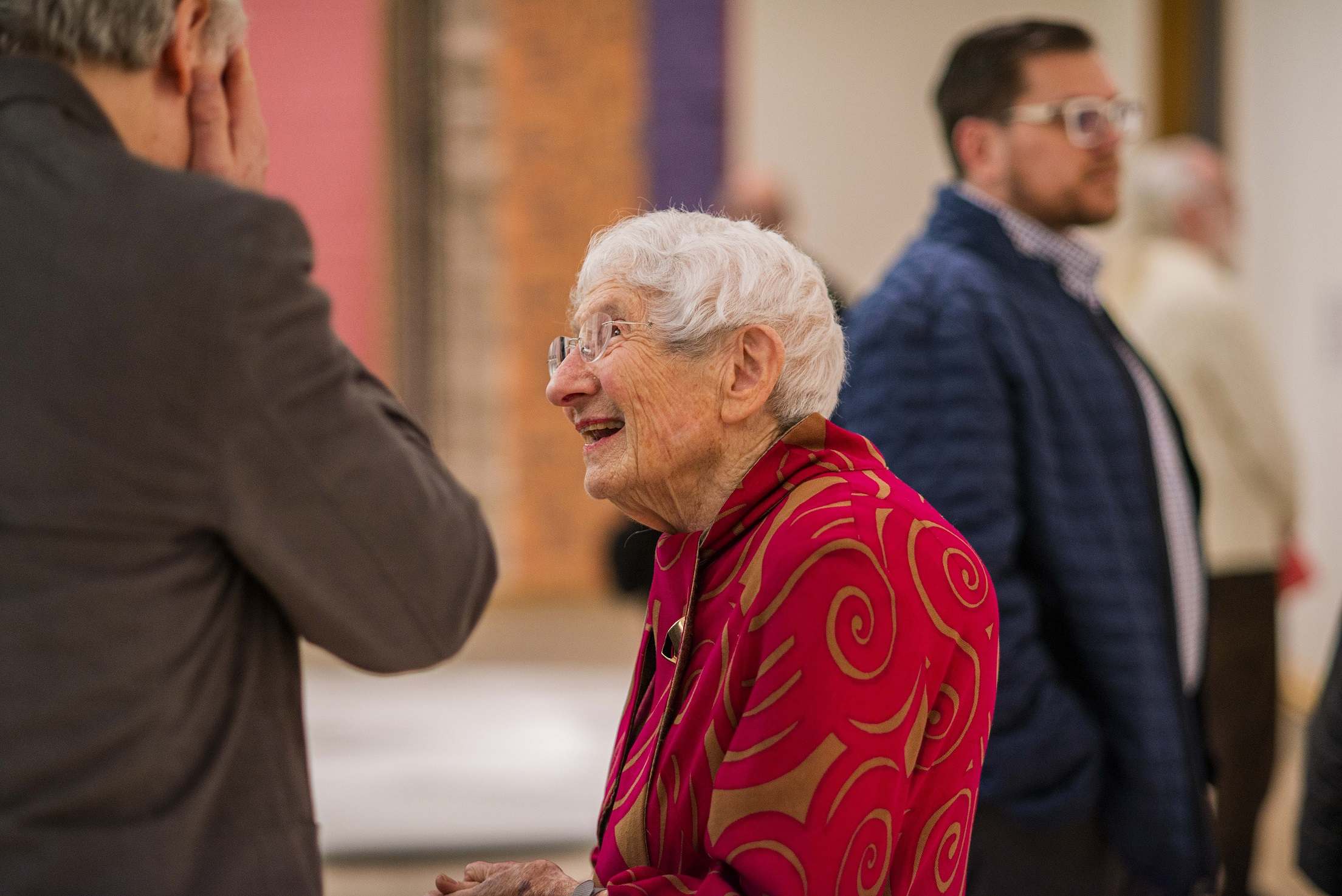 Ruth Adler Schnee at Retrospective Opening | Cranbrook Art Museum