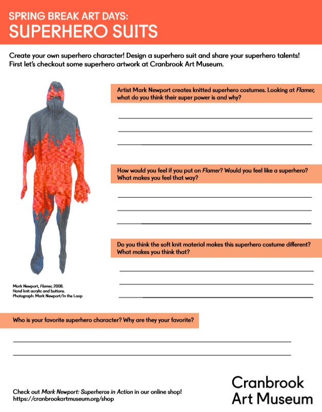 Create Your Own Character | Cranbrook Art Museum